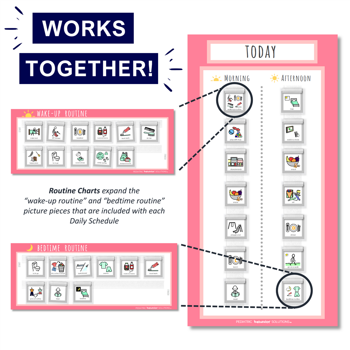 Daily Schedule (Pink) – PEDIATRIC BEHAVIOR SOLUTIONS